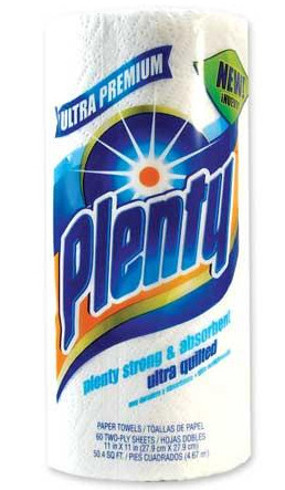 Household :: Facial Tissue/Paper :: PLENTY83689 Plenty Paper Towel15Roll