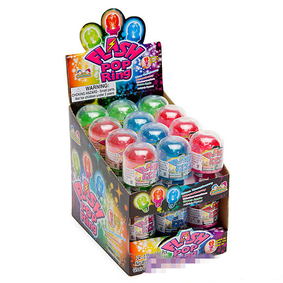 Food :: Candy & Gum :: C462 Flash Pop Ring 12/24ct